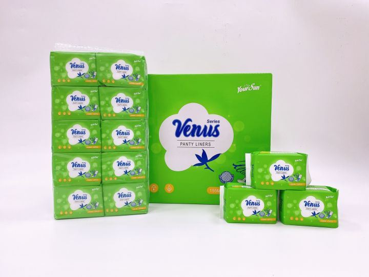 Venus Sanitary Napkin (Panty liners) 155mm | Shop.com.mm