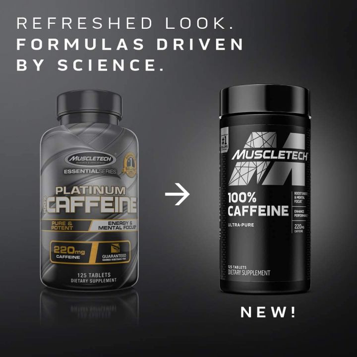 Muscletech - 100% Caffeine ( 125 tablets ) | Shop.com.mm