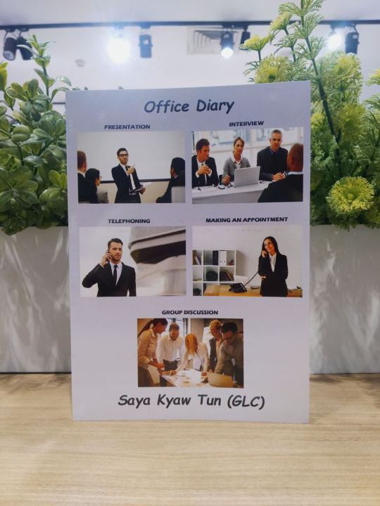 Office Diary - Saya Kyaw Tun(GLC) | Shop.com.mm