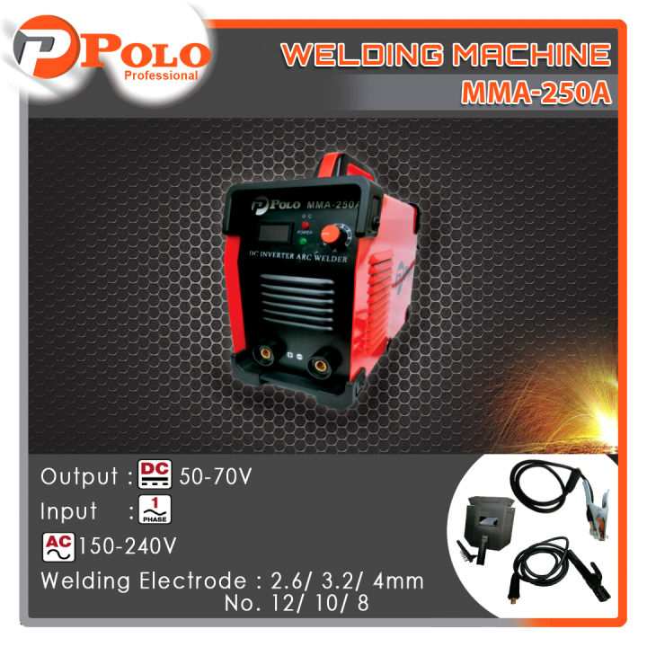 MMA-250A Welding Machine (Polo) | Shop.com.mm