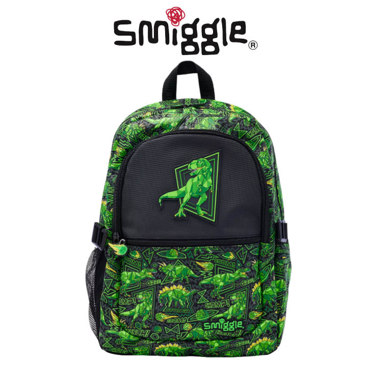 [Smiggle] Singapore Preorder Wild Side Classic Attach Backpack Black ...