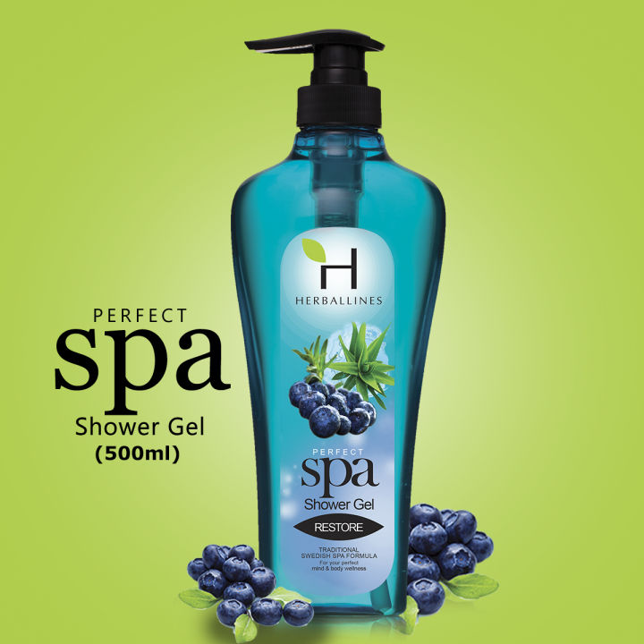 HB SPA Body shower Blue (Blueberry) 500ml | Shop.com.mm