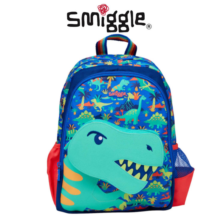 [Smiggle] Singapore Preorder Movin' Junior Character Backpack Blue ...