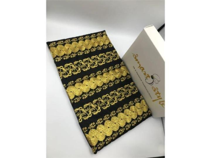 Smart & Style Myanmar Traditional Chaik Longyi (Black) | Shop.com.mm
