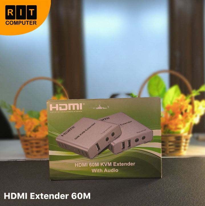 HDMI 60M KVM Extender With Audio | Shop.com.mm
