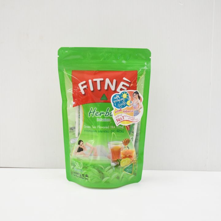 Fitne Herbal Infusion Green Tea Flavoured (15S)39.75Gm | Shop.com.mm