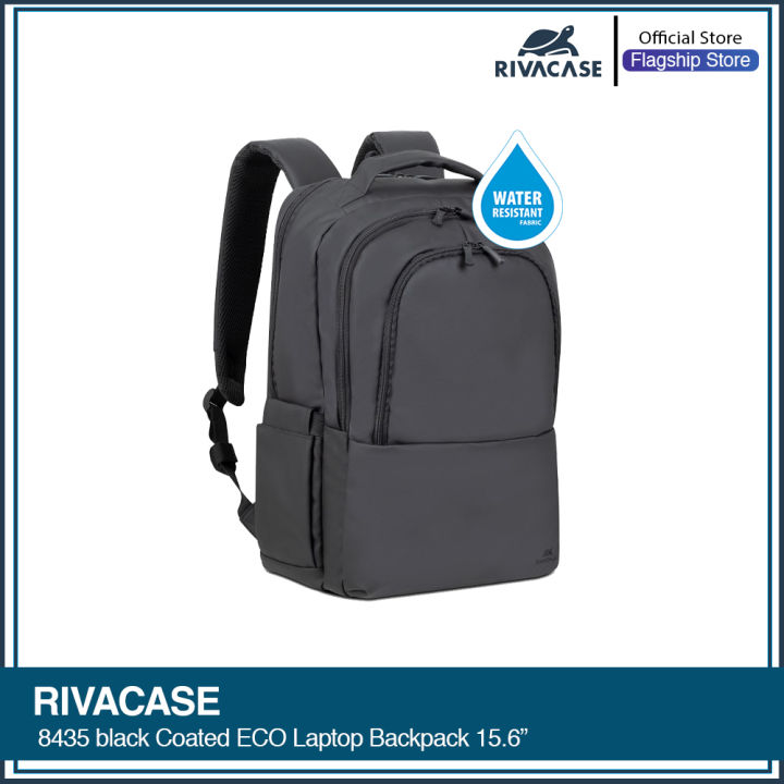 RIVACASE 8435 black Coated ECO Laptop Backpack 15.6” NEW | Shop.com.mm