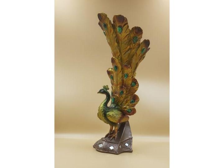 Standing Peacock Statue (Good luck by Shakuntala and Daisy God Peacock ...