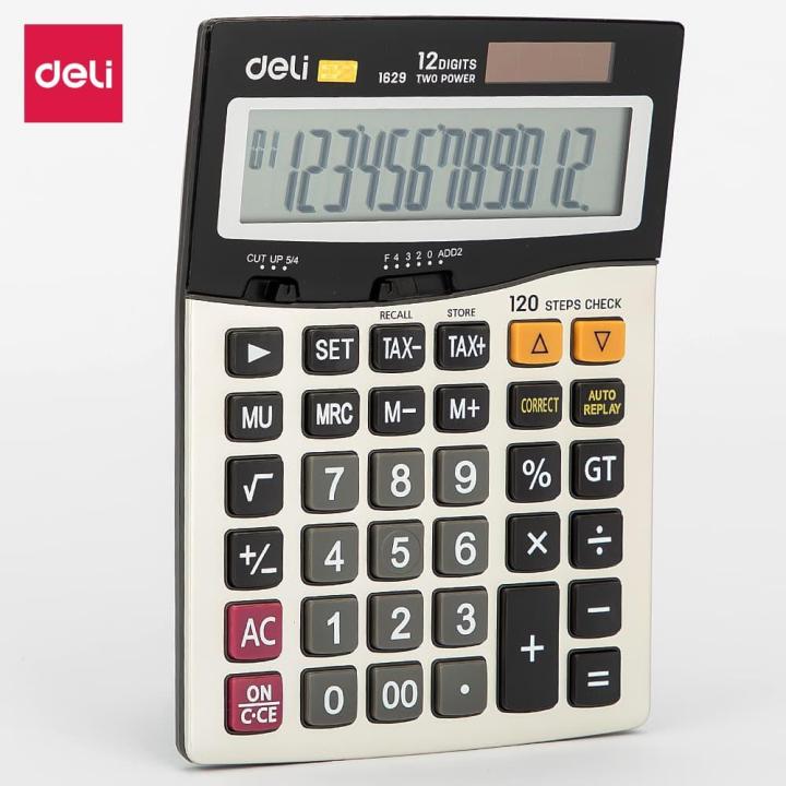 Deli Calculator E1629 (12 Digits) | Shop.com.mm