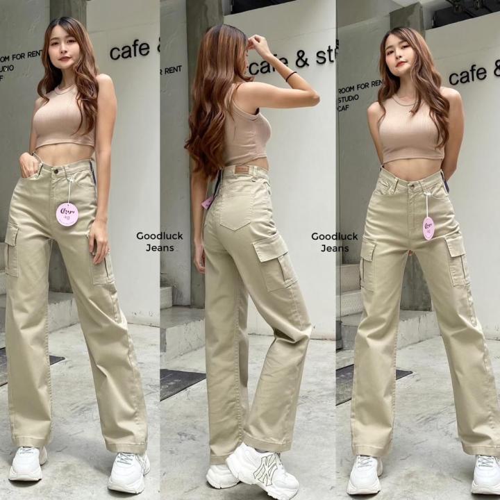 Chuu 5kg jeans CARGO PANTS | Shop.com.mm