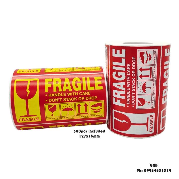 Fragile sticker (size အကြီး) | Shop.com.mm