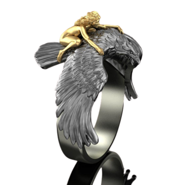 iBis_ Girl on the flying eagle ring | Shop.com.mm