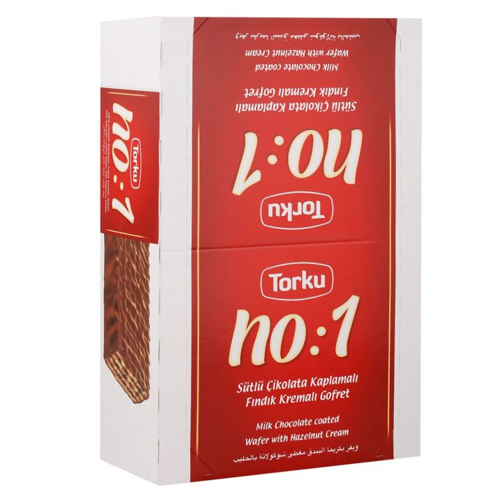 Torku No: 1 Milk Chocolate Coated Wafer 35g (pack of 24) | Shop.com.mm