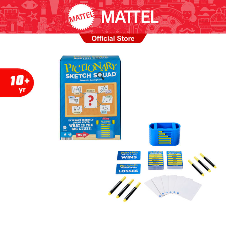 (Preorder)Mattel Game Pictionary Sketch Squad Mattel Game Pictionary ...