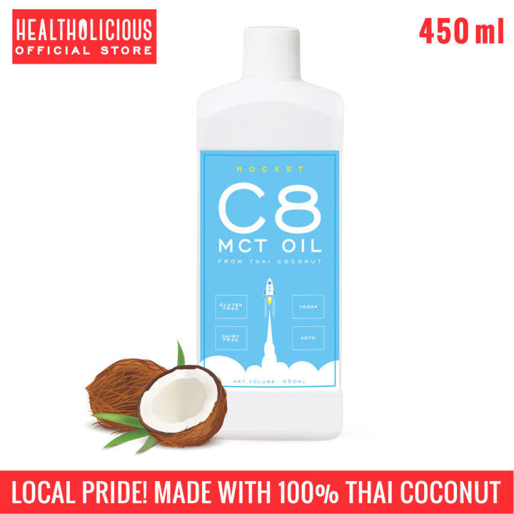 ROCKET C8 COCONUT MCT OIL : manufactured in Thailand using 100% Thai ...