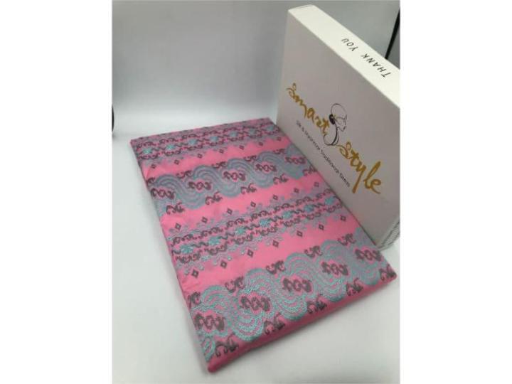 Smart & Style Myanmar Traditional Chaik Longyi (Pink) | Shop.com.mm