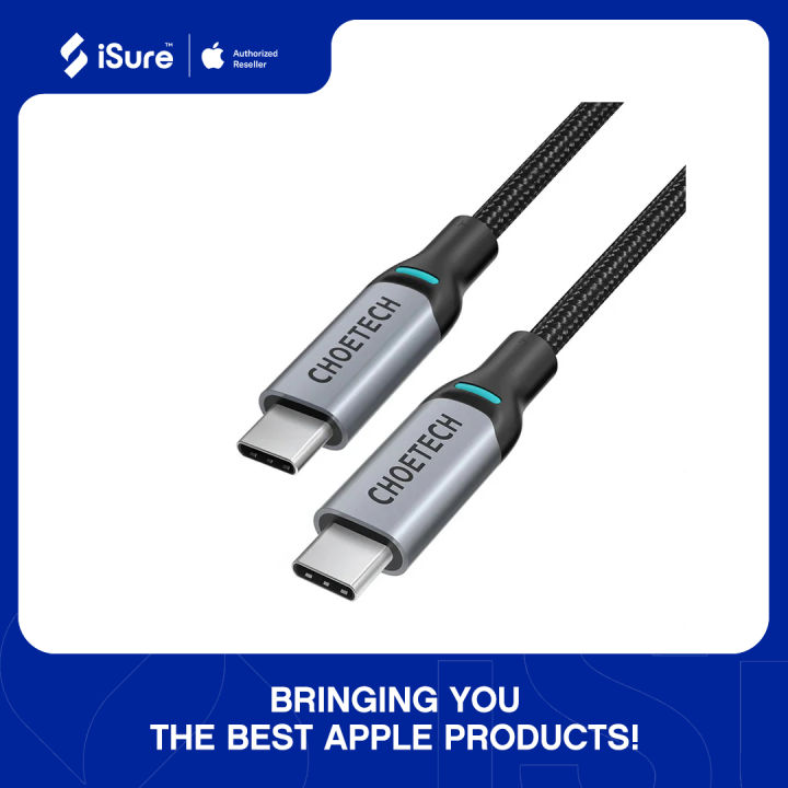 Choetech PD100W USB-C to USB-C Nylon Cable XCC-1002 (1.8m) (iSure ...