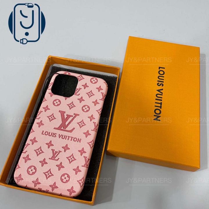 JY&PARTNERS/HIGH QUALITY EMBOSSED LV CASE/PINK LV DESIGN | Shop.com.mm