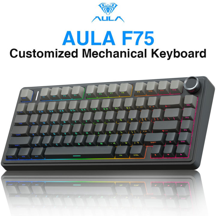 (Preorder) AULA 80 Keys 2.4G/Bluetooth/Wired Tri-Mode Hotswap ...
