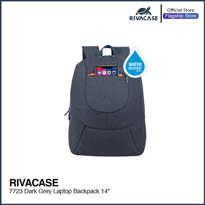 Rivacase 7723 dark grey Laptop backpack 14" | Shop.com.mm
