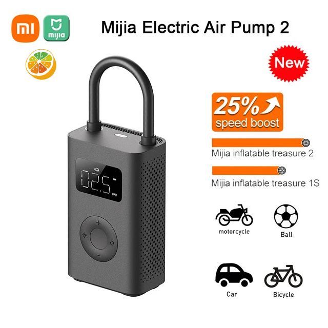 Xiaomi Mini Portable Air Pump Inflatable 2 Mijia Electric Air ...
