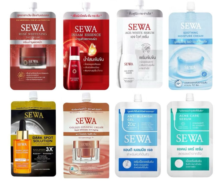(Preorder) Sewa 7 Formulas: Sewa, Sewa Ginseng Water, Sewa Serum, Sewa ...