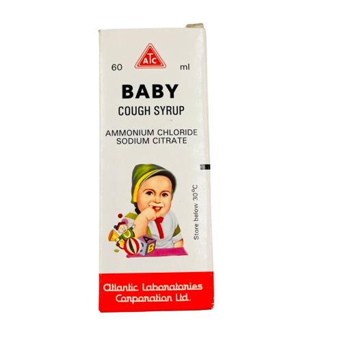 Baby Cough Syrup 60ML (BLACK) | ကလေး အအေးမိ ချောင်းဆိုး လည်ချောင်းနာခြင ...