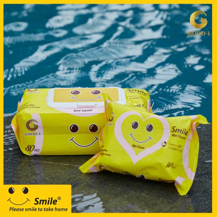 Smile Wet Tissue 30s (Aroma) | Shop.com.mm