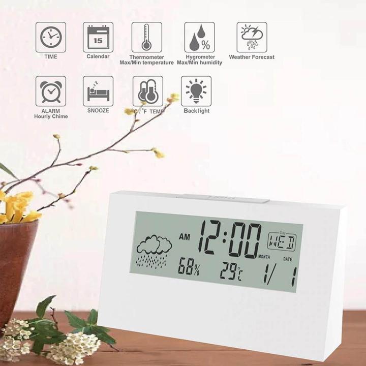 LCD Multifunction Clock with Calendar and Temperature | Shop.com.mm