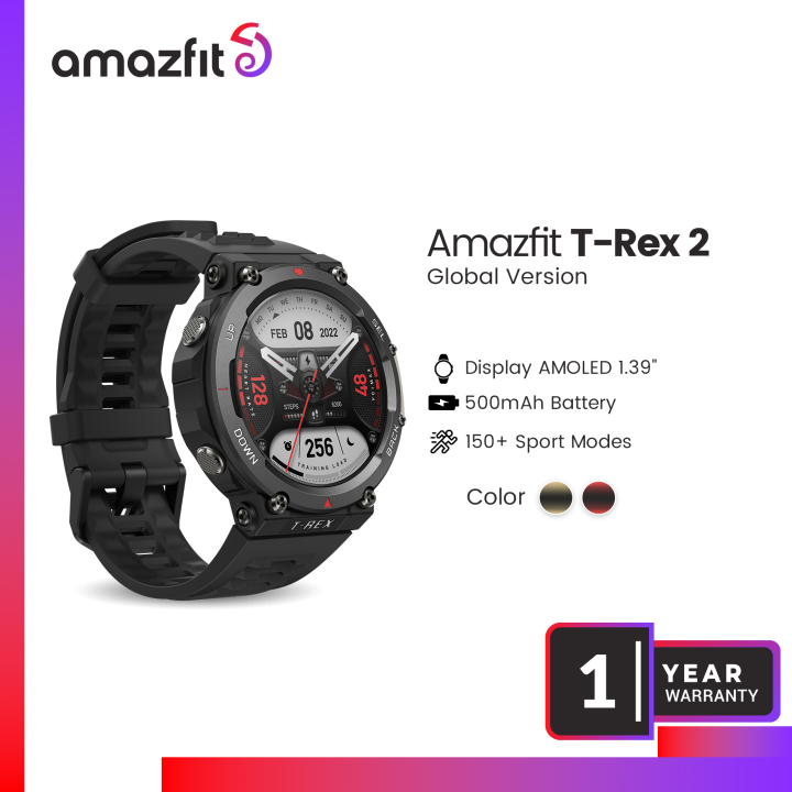 Amazfit T-Rex 2 Smart Watch | Shop.com.mm