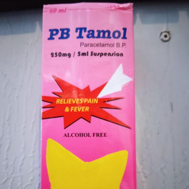 PB Tamol Syrup (ကလေးအဖျားပျောက်ဆေးအရည်) | Shop.com.mm