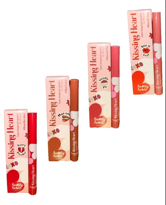 hearty heart lipstick ( kissing heart )cs0092 | Shop.com.mm