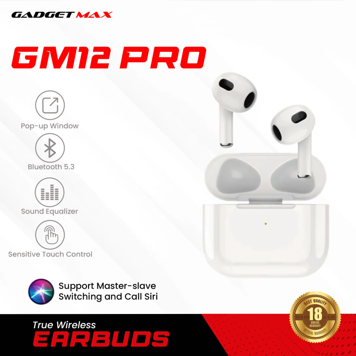 GADGET MAX - GM12 Pro Stereo Wireless Earbuds | Shop.com.mm