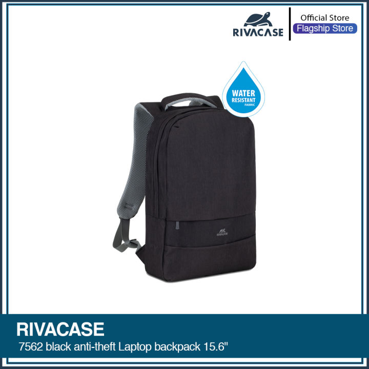 Rivacase 7562 anti-theft Laptop backpack 15.6'' (Grey/Dark Blue, Dark ...
