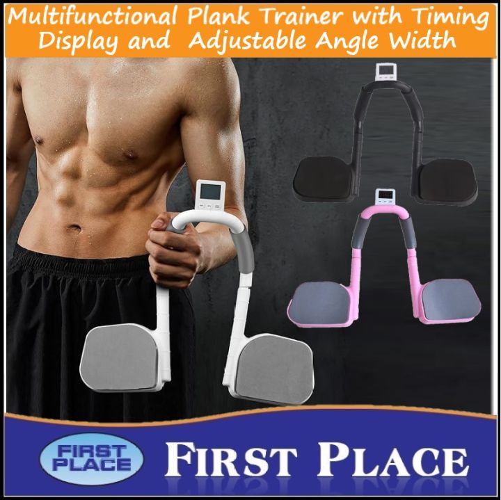 Plank Trainer with Timer/Multifunction Plank Support Push Up Board with ...