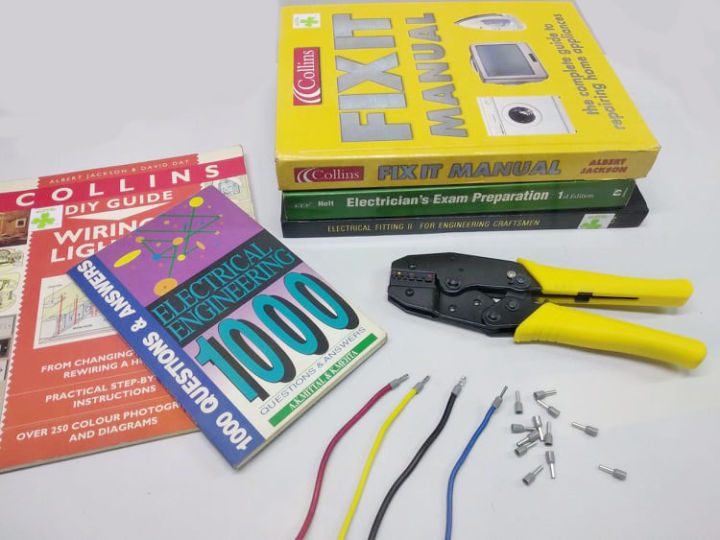 Clover 0.5 - 6 mm² Ratcheted Ferrule Bootlace Crimper Crimping Tool ...