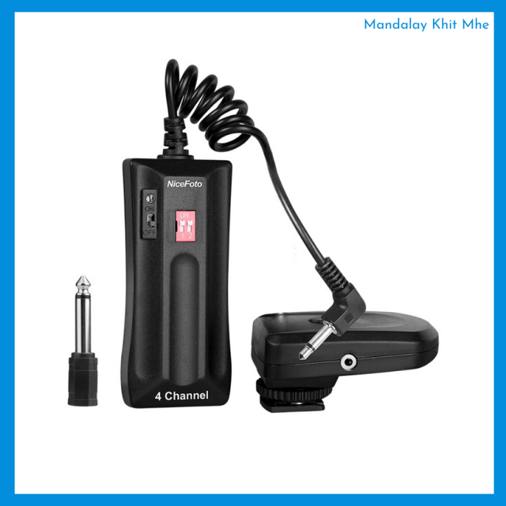 NiceFoto Photography Wireless Flash Trigger (Studio Flash & Outdoor Flash) | Shop.com.mm