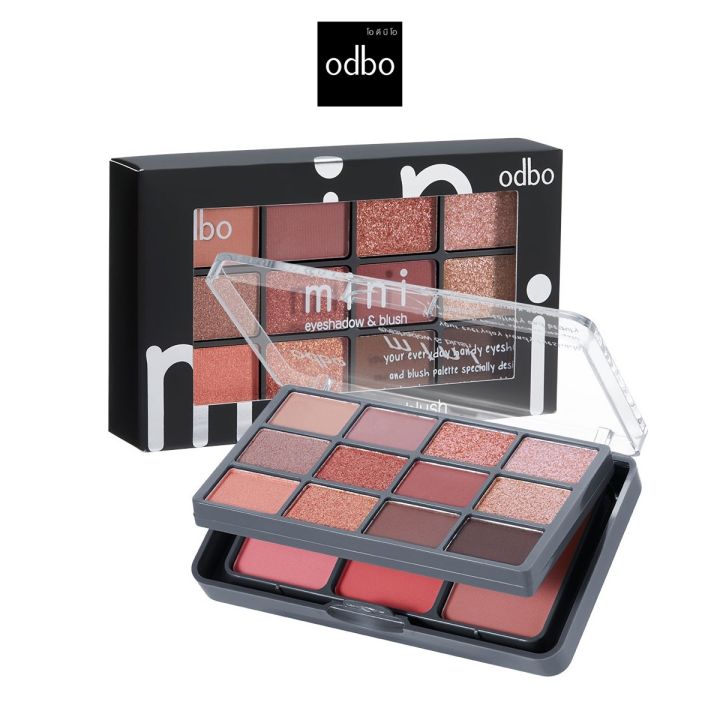 odbo Mini Eyeshadow & Blush | Shop.com.mm