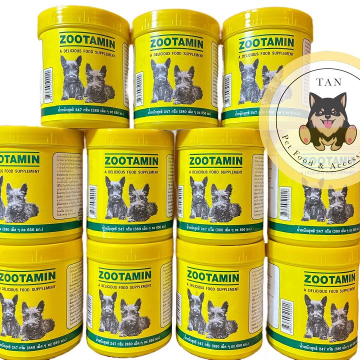 Zootamin Vitamin Supplement For Dog 380 Tabs | Shop.com.mm