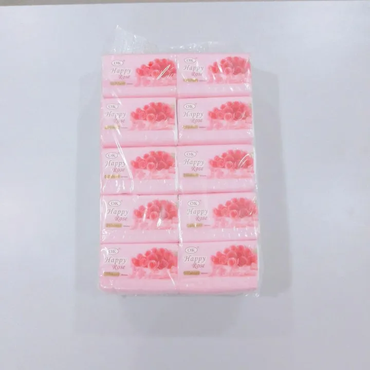 Happy Rose 105 10s Tissue Experience the epitome of softness and luxury ...