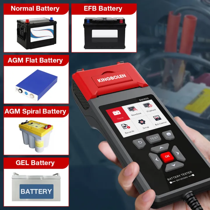 (Preorder) BM560 Motorcycle Battery Tester 12V 6V Battery System ...