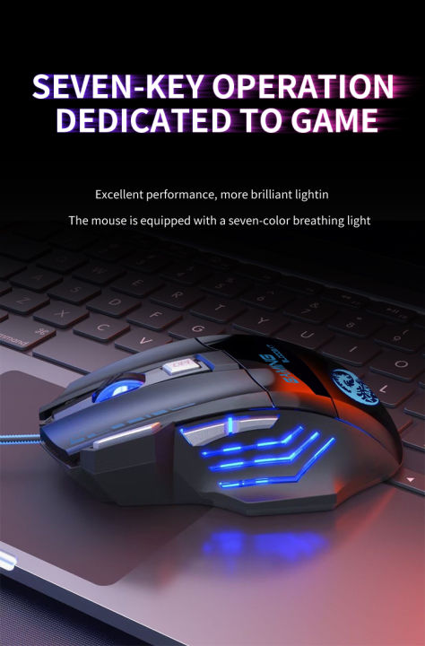 Kaku KSC-568 Game Competition Colorful Lighting Mouse | Shop.com.mm