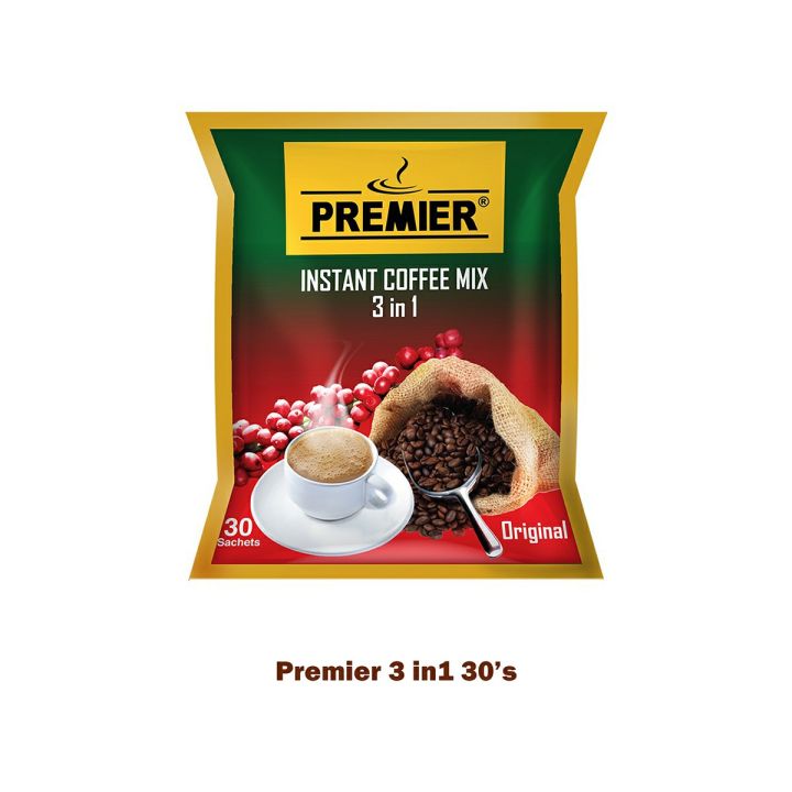 Premier 3in1 Instant Coffee 18g | Shop.com.mm