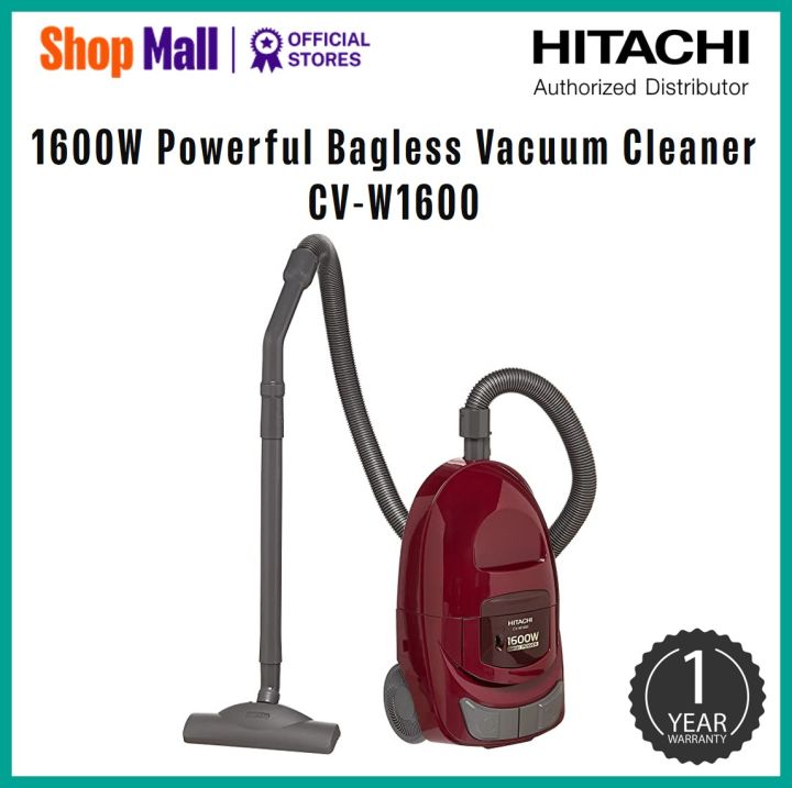 HITACHI 1600W Powerful Bagless Vacuum Cleaner, High Suction Power With ...