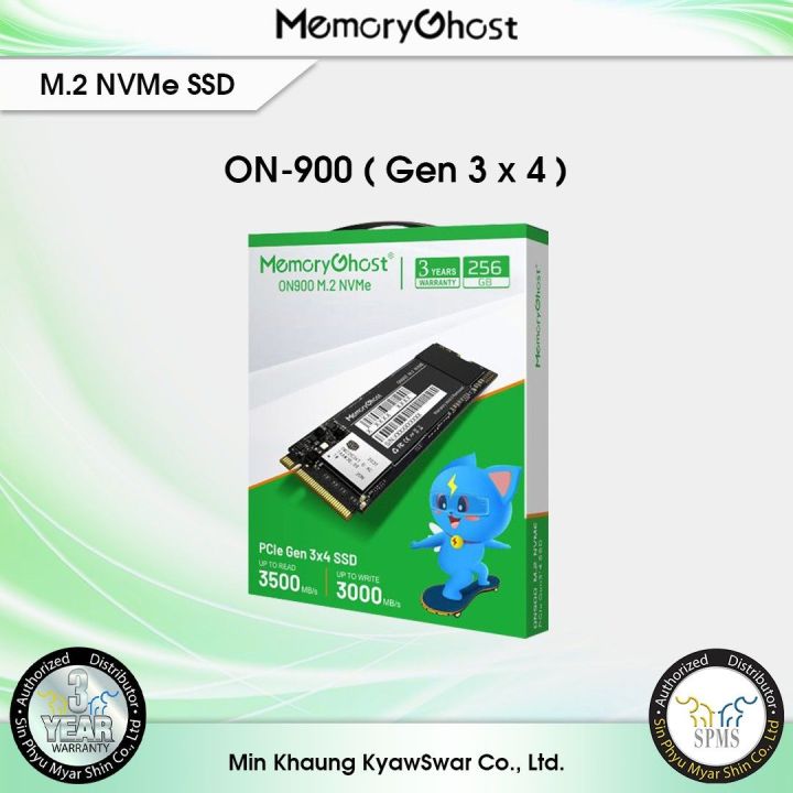 Memory Ghost ON900 M.2 NVMe Gen3x4 SSD | Shop.com.mm