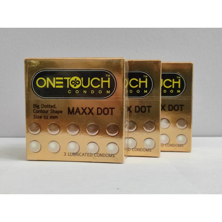 Onetouch Maxx Dot Condom 3 Packs | Shop.com.mm