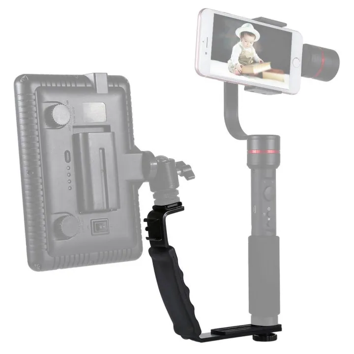 (Preorder)SmartPhonemall PULUZ L-Shape Bracket Handheld Grip Holder ...