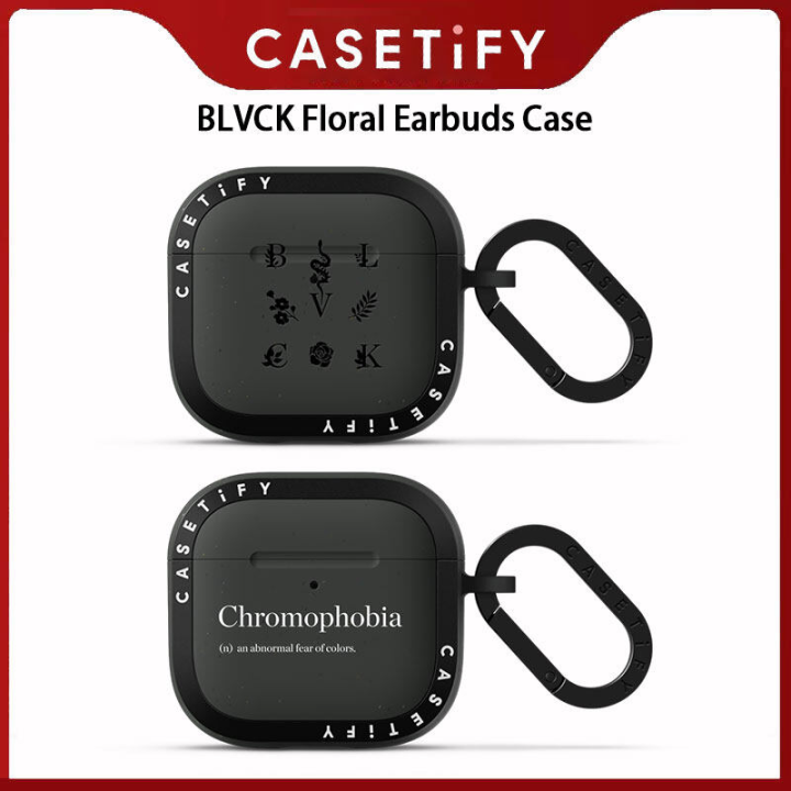 (Preorder)CASETiFY BLVCK Genuine Flower Earbud Case for AirPods 4 ...