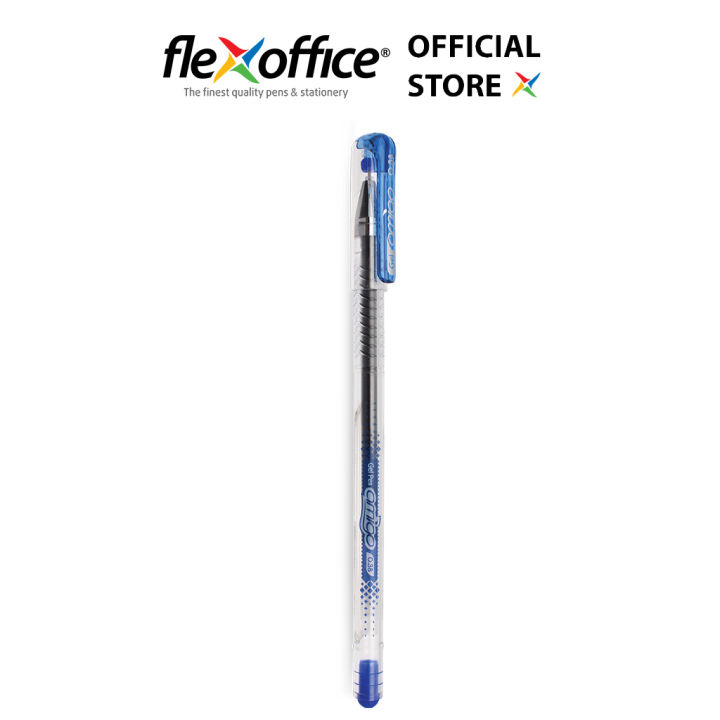 FlexOffice Amigo Pen FO-GEL015 - Blue Ink - 0.38mm - Made In Vietnam ...
