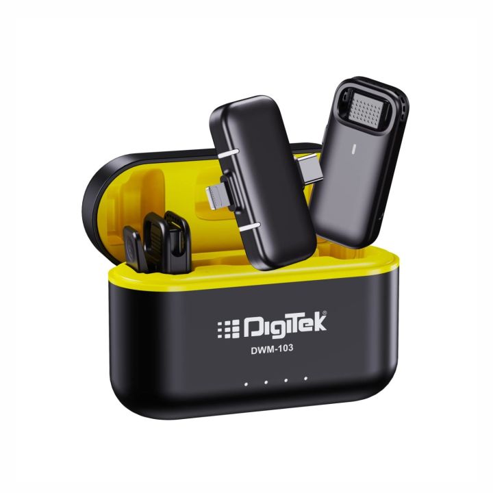 Digitek DWM-103 Wireless Microphone System with Dual Interface Type C ...
